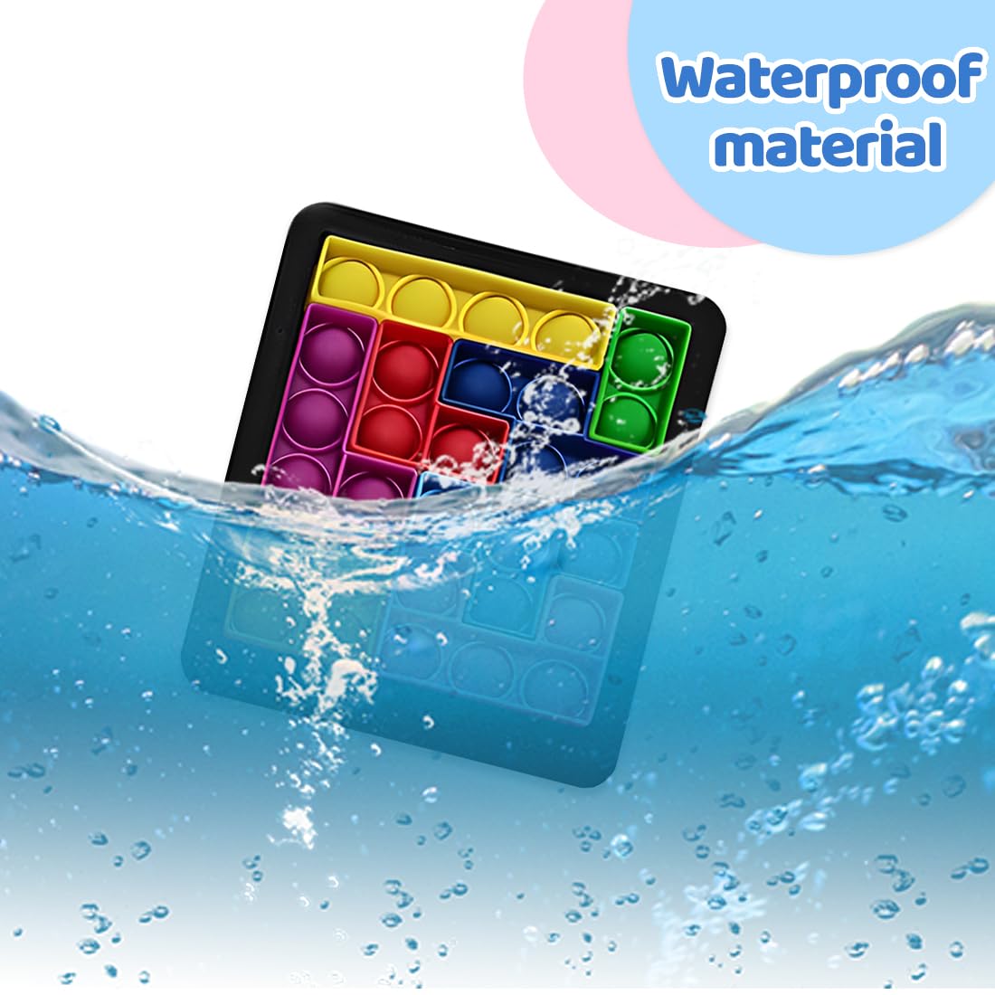 Pop It Giochi Antistress, Bambini Gioco Sensoriale, IQ Puzzle, Poppit ...