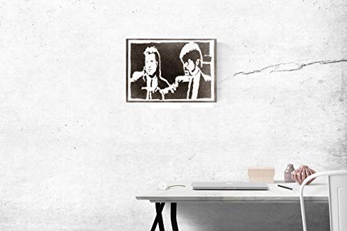 Poster Pulp Fiction Handmade Graffiti Street Art - Artwork ...