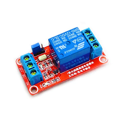 HiLetgo 2pcs 12V 1 Channel Relay Module Switch With Optocoupler ...