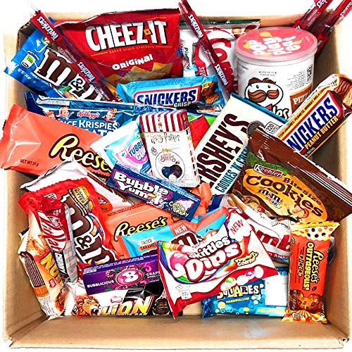 MISTERY BOX CONFEZIONE DI SNACK AMERICANI SALATI E/O DOLCI PER IDEE RE ...