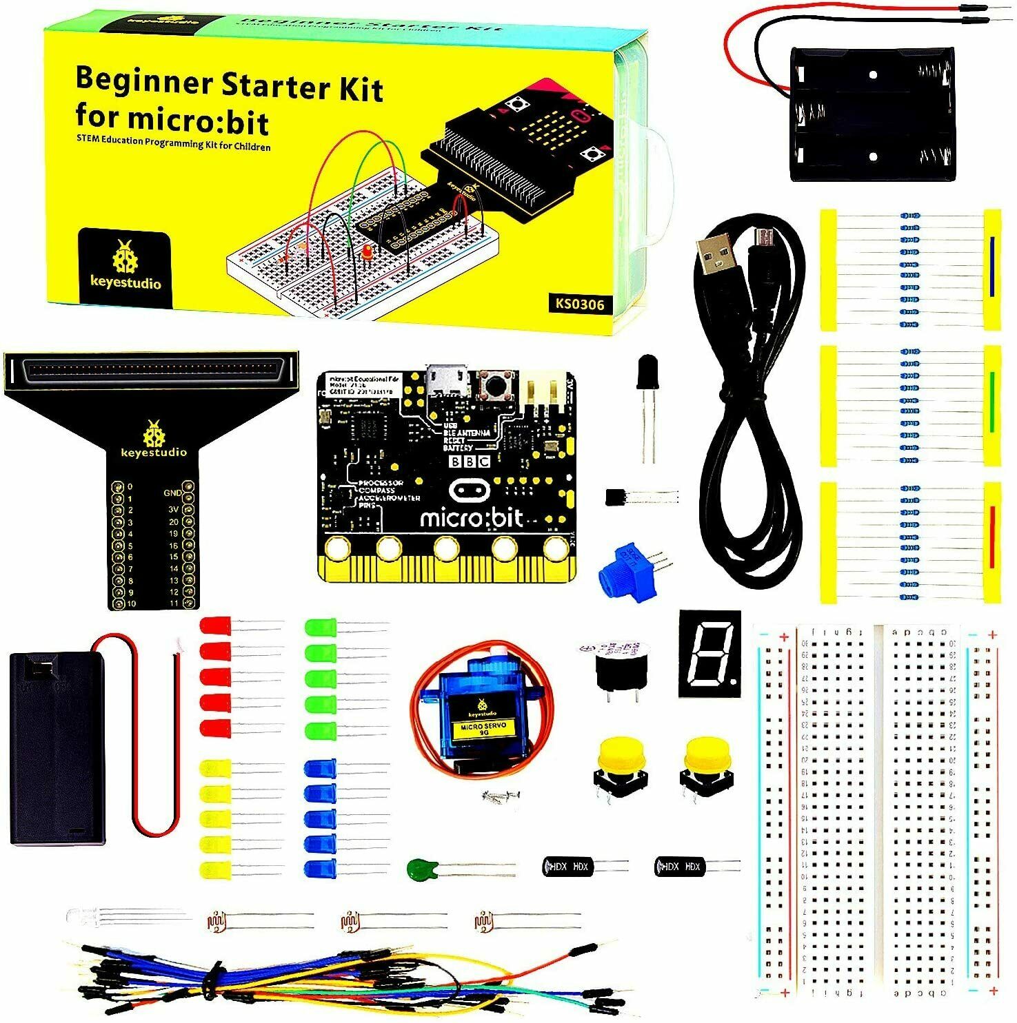 KEYESTUDIO BBC Microbit Starter Kit programmabile per con PDF ...